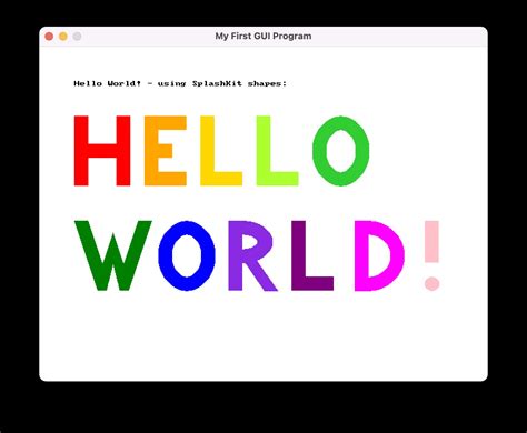 Build Graphical Hello World Field Guide
