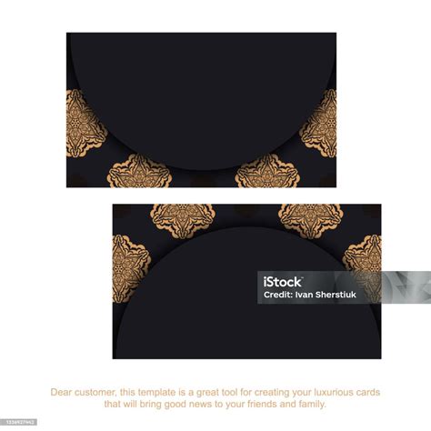 텍스트와 빈티지 장식을위한 장소와 벡터 명함 고급 장식품이 있는 블랙색명카드 인쇄 디자인 용 템플릿 0명에 대한 스톡 벡터 아트 및 기타 이미지 Istock