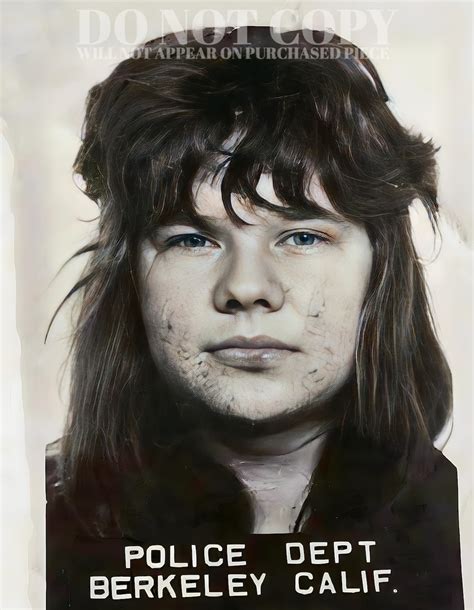 Janis Joplin Mugshot Photograph 8 X 10 Glorious 1963 Mug