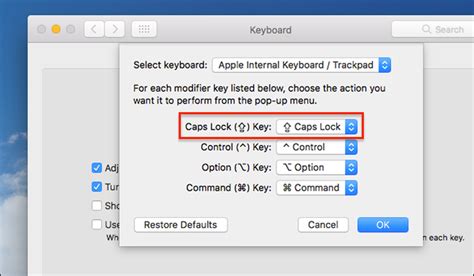 How To Disable Caps Lock In MacOS