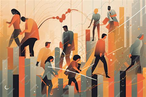 premium ai image illustration of people s financial dependency graph