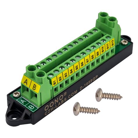 30amp 300v 2x12 Position Terminal Block Distribution Module Oono D 1659gp