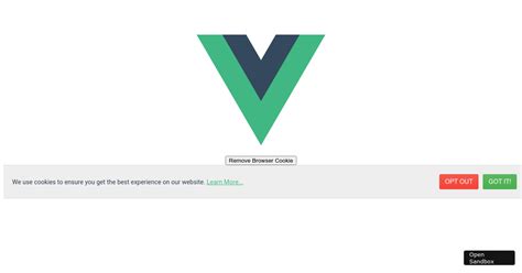 Vue Template Codesandbox