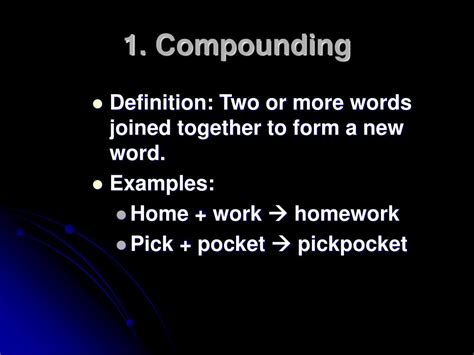 Ppt Word Formation Powerpoint Presentation Free Download Id 244506