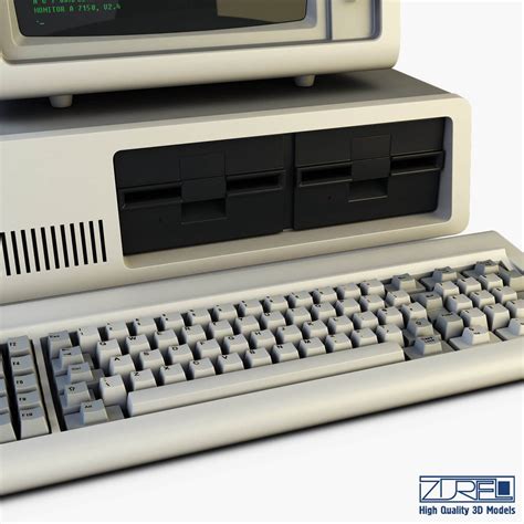 Ibm 5150 Personal Computer 3d Model By Zurel