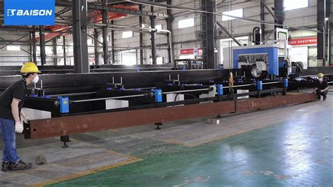 4척 파이프 레이저 커팅기 로딩 방식 Fhbs Laser Youtube