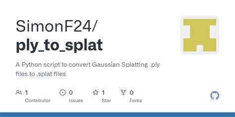 Github Simonf24plytosplat A Python Script To Convert Gaussian