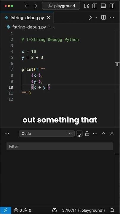 Clean And Simple Debug Python With This F String Trick Youtube