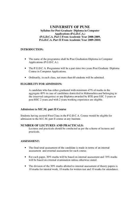 Pgdca Course Pdf 188217 Pgdca Syllabus