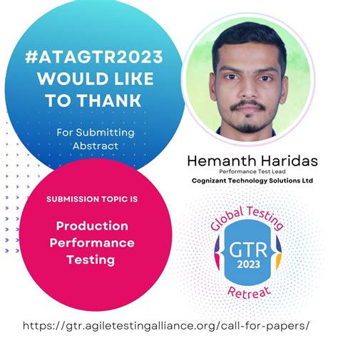 Aditya Garg On Linkedin Abstract Submission Atagtr Your Tech Insights Await