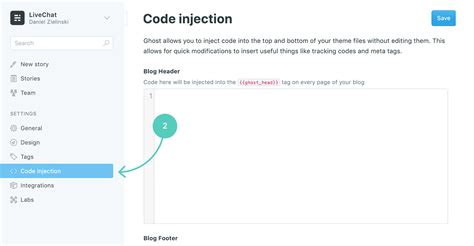 Ghost Add Livechat To Your Site Livechat Help Center