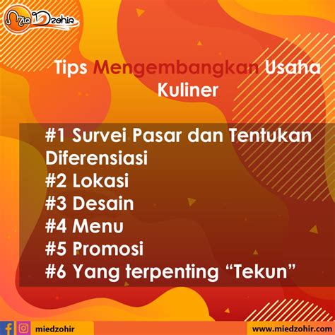 Tips Mengembangkan Usaha Kuliner Mie Dzohir