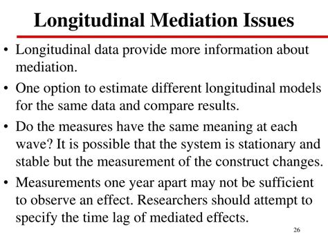 Ppt Special Topic Longitudinal Mediation Analysis Powerpoint Presentation Id1474518