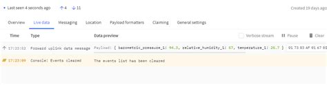 cayenne lpp no decode in console application development the