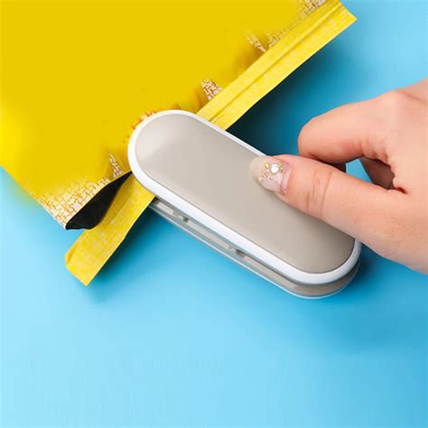 Ew 미니 휴대용 씰링 기계 손 압력 씰링 클립 음식 과일 보존 씰링 클립 가정용 열 씰링 기계 Aliexpress