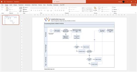 How To Embed Visio Diagram In PowerPoint Vegaslide