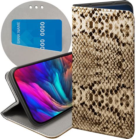 ETUI Z KLAPKĄ DO XIAOMI REDMI C G WZORY WĄŻ SKÓRA WĘŻA SNAKE FUTERAŁ Xiaomi Sklep EMPIK COM