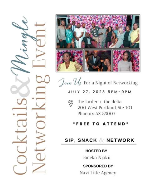 The Perfect Place To Unwind Mingle And Expand Your Network Also Meet Emeka Njoku