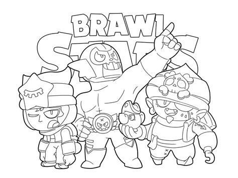 Brawl Stars Coloring Pages Iftttvtb12dc