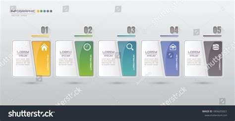 Infographics Design Template Icons Process Diagram Stock Vector Royalty Free 1806655921