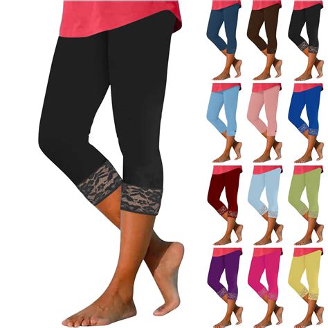 Back To School Prime Sales Lcziwo Capri Pants For Women Casual Summer