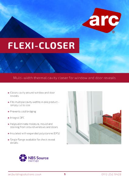 Flexi Closer Data Sheet Arc Building Solutions Limited Nbs Source