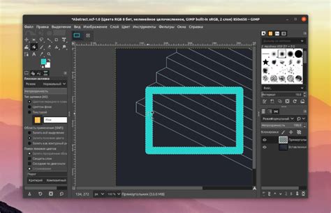 Drawing A Rectangle In GIMP