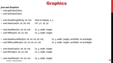 Oop Lecture 21 Graphics Audiopptx