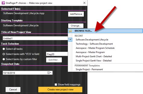 OnePager Pro Software Development Project Schedule Made Using