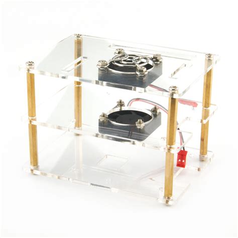 Stackable Acrylic Case For Two Raspberry Pi 4 Pishopca
