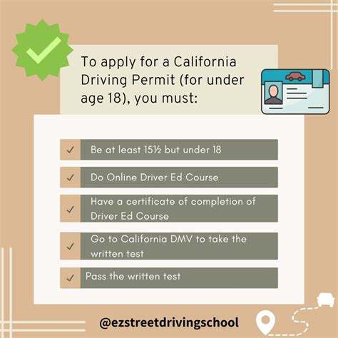 California Driving Permitinstruction Permit Is Needed First Before You
