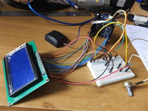Arduino Gps Speedometer With A Ks0108 128x64 Glcd Display Arduino