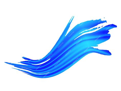 벡터 브러시 스트로크입니다 추상 유체 시작 흰색 배경에서 파란색과 남색 격리 시작입니다 수채화 질감 배경입니다 그라데이션 페인트 브러시 판매 배너 붓놀림