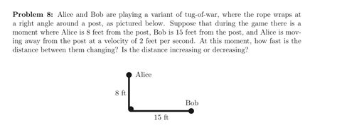 Solved Problem Alice And Bob Are Playing A Variant Of Chegg Com