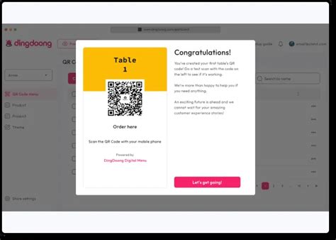 Digital Menu DingDoong