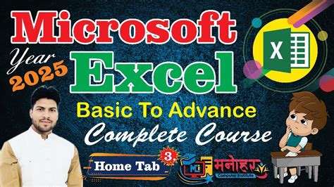 Home Tab Excel Microsoft Excel Full Course Hindi Zero To Hero In Excel Youtube