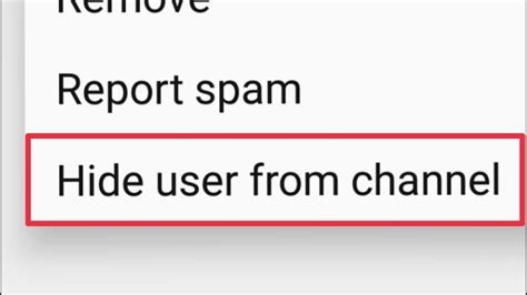 Hide User From Channel YouTube YouTube