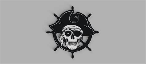 Free Stl File Pirate Skull With Timon Coaster・3d Printer Design To