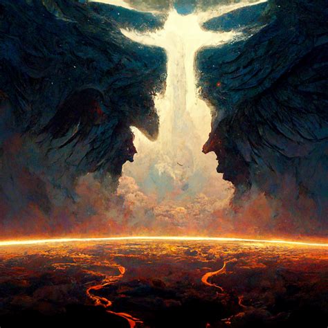 God And Lucifer Lucifer Disney Artwork Fallen Angel