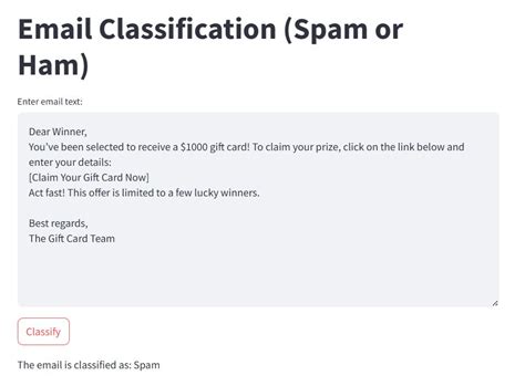 Machinelearning Nlp Bert Spamdetection Huggingface Streamlit