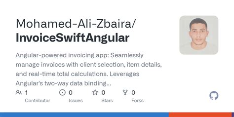 GitHub MedAlizbaira InvoiceSwiftAngular Angular Powered Invoicing