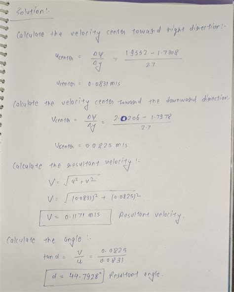 Solved A CFD Model Of Steady Two Dimensional Incompressible Flow Has Course Hero