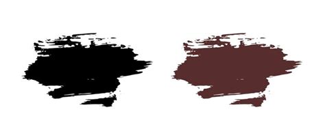 그런 지 배너 화가 벡터 브러시 스트로크 텍스처 세트 프리미엄 벡터