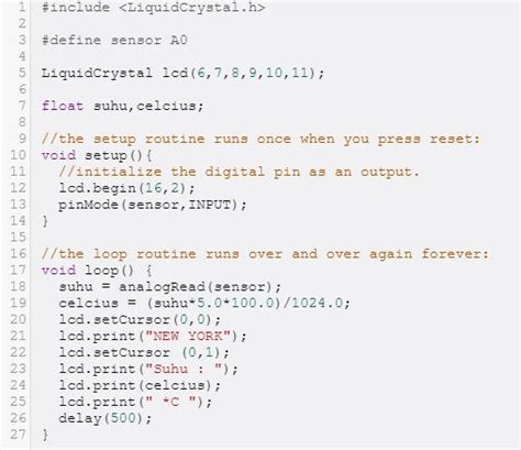 Modul 6 Temperature Suhu Menggunakan Sensor Suhu Lm35 Arduino