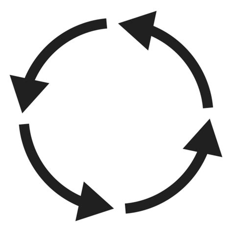 Four Thin Arrows Circle PNG SVG Design For T Shirts