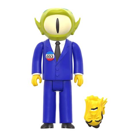 The Simpsons Treehouse Of Horror President Kang 3 34 Inch Reaction Figure