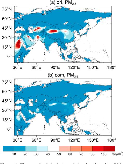 figure 2 from evaluation and projection of surface pm2 5 and its