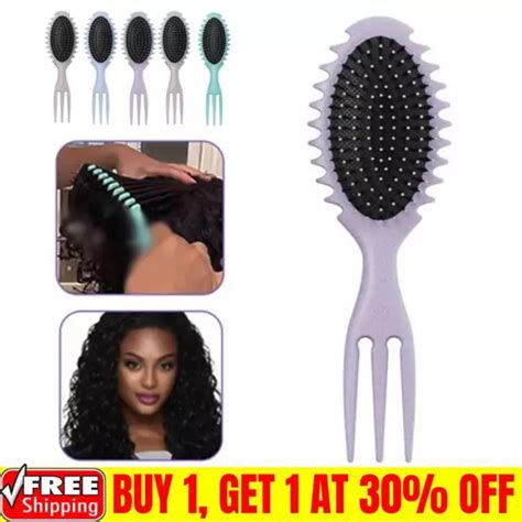 IN Curl Defining Bristle Brush Bounce Hair Brush Curly Hair Comb Styling PicClick UK