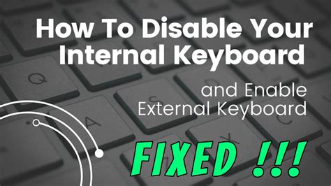 Disable Laptop Internal Keyboard In Linux At Donald Frame Blog