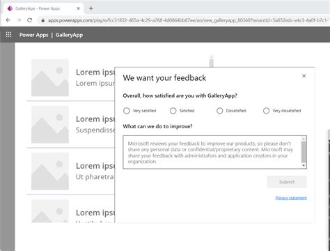 Sample Test Fails When Dynamics Asks For Feedback Issue Microsoft Powerapps Testengine